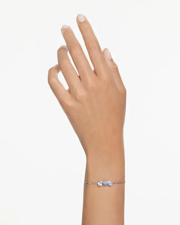 SWAROVSKI Mesmera Crystal Link Bracelet - Blue/silver