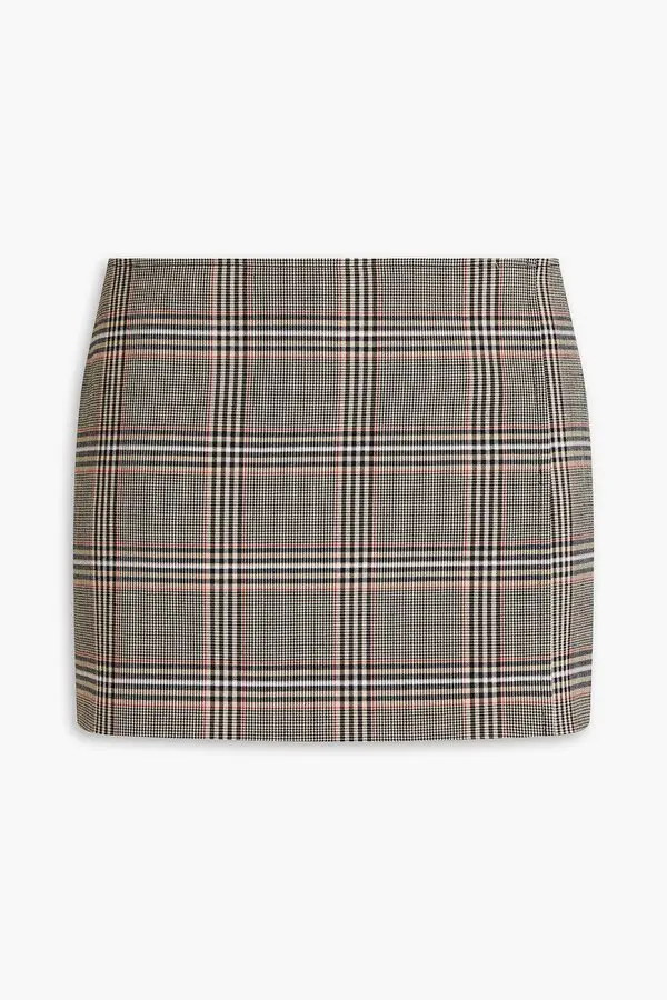 16Arlington Minerva Crystal-embellished Mini Skirt - Beige