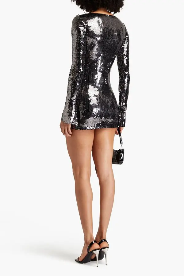 16Arlington Solaria Sequined Mini Dress