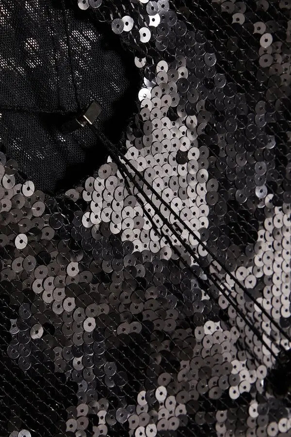 16Arlington Solaria Sequined Mini Dress