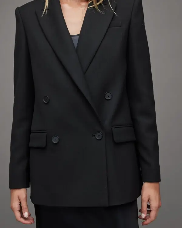 ALLSAINTS Mercer Double Breasted Relaxed Blazer