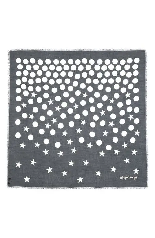 Kate Spade New York Gradient Stars & Dots Scarf