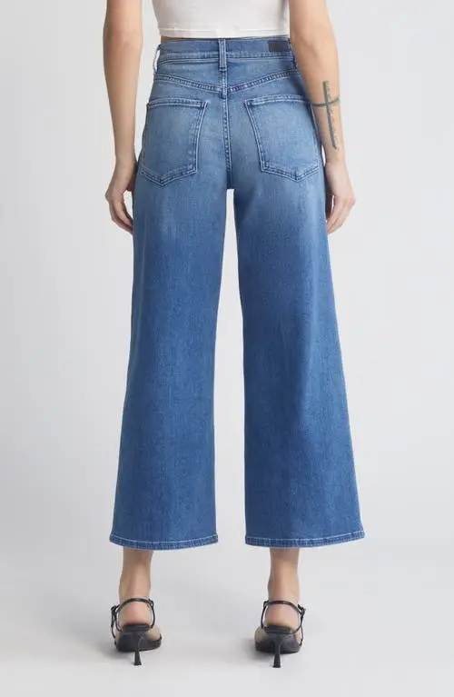 LE JEAN Juliette High-waist Ankle Wide-leg Jeans
