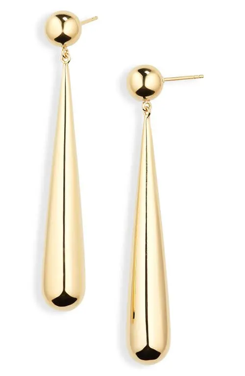 Lié Studio The Louise Drop Earrings - 18k Gp 925 Sterling Silver