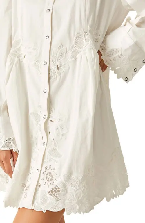 chinese dress ladies Biscotti Fairest Of All Long Sleeve Ivory Lace Dress Sizes 7-14 – llbd shop main image 1
