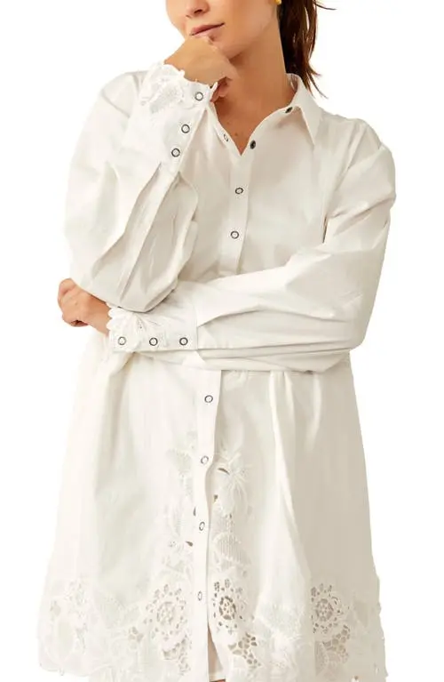 knee length dresses for ladies Free People Catalina Mini Dress Ivory / S