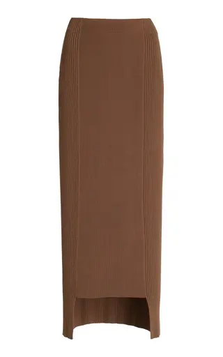 BY MALENE BIRGER Ribbed-knit Midi Skirt