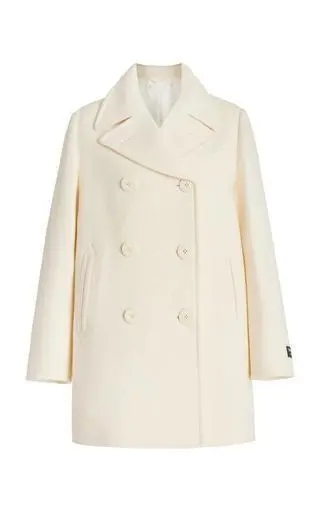 Prada Double-breasted Wool Pea Coat