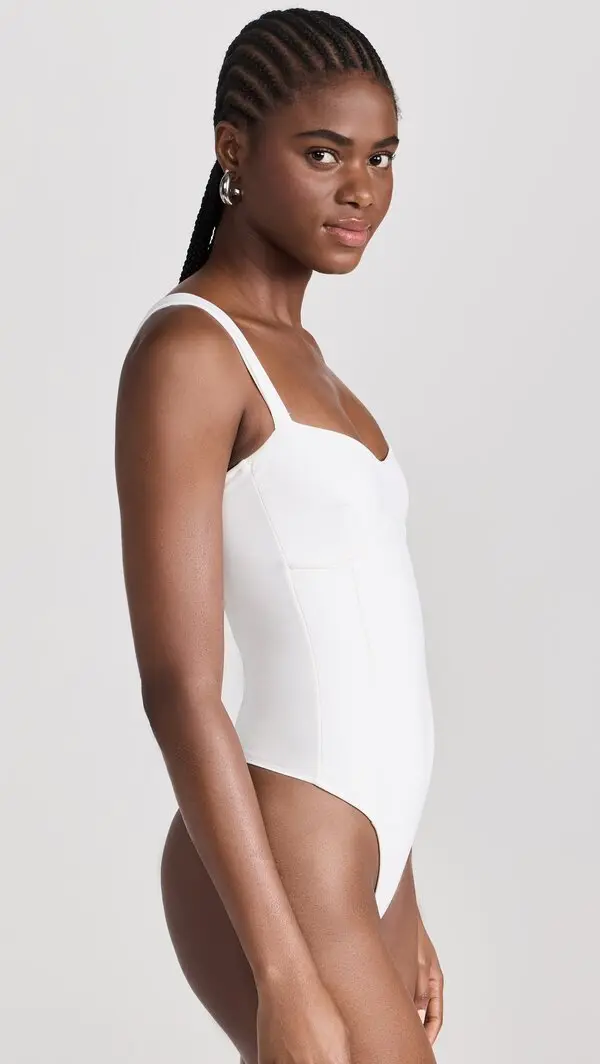 Good American Sweetheart Scuba Tank Thong Bodysuit