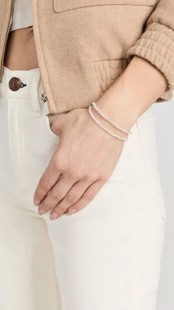 Jia Jia 14k April Birthstone Crystal Bracelet - April - Diamond