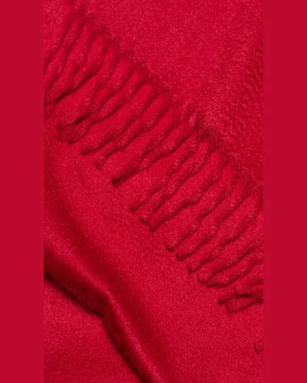 BEGG X CO Arran Solid Scarf - Carmine