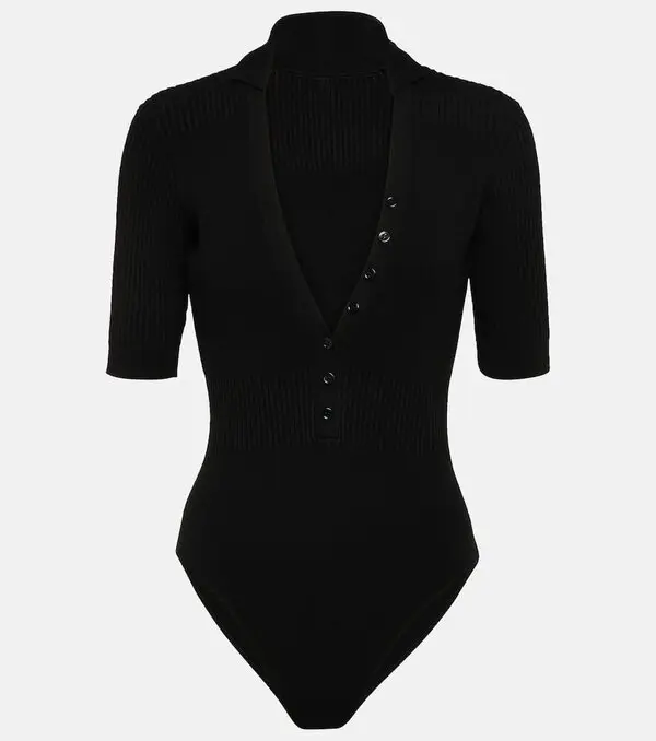 Jacquemus Le Body Yauco Ribbed-knit Bodysuit