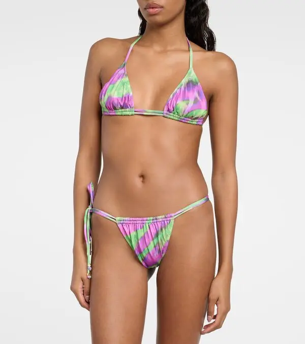 BANANHOT Seychelle Triangle Bikini Top - Multicoloured