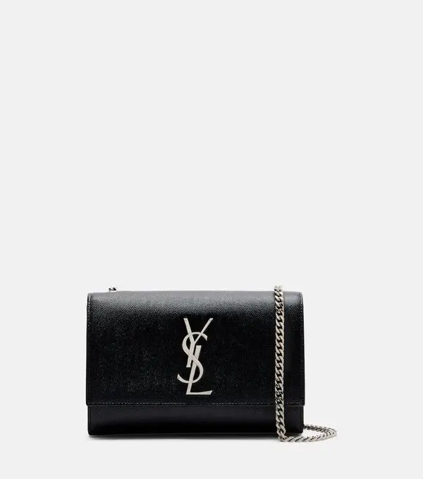 Saint Laurent Kate Small Leather Shoulder Bag - Black