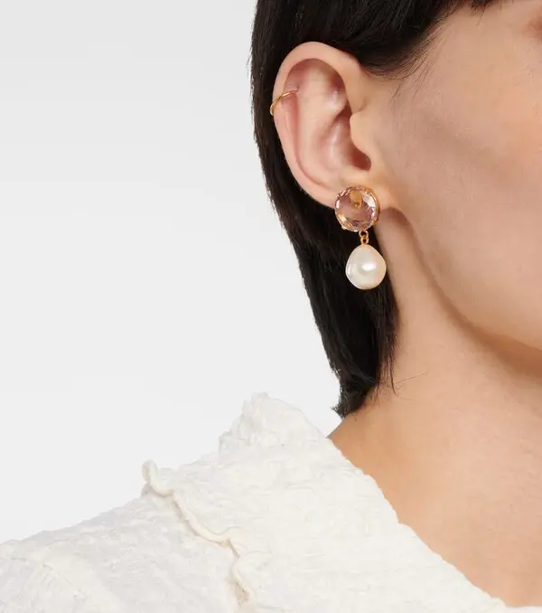JENNIFER BEHR Tabitha Embellished Drop Earrings