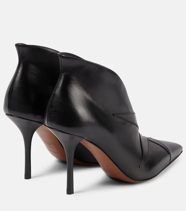 Alaïa Leather Ankle Boots