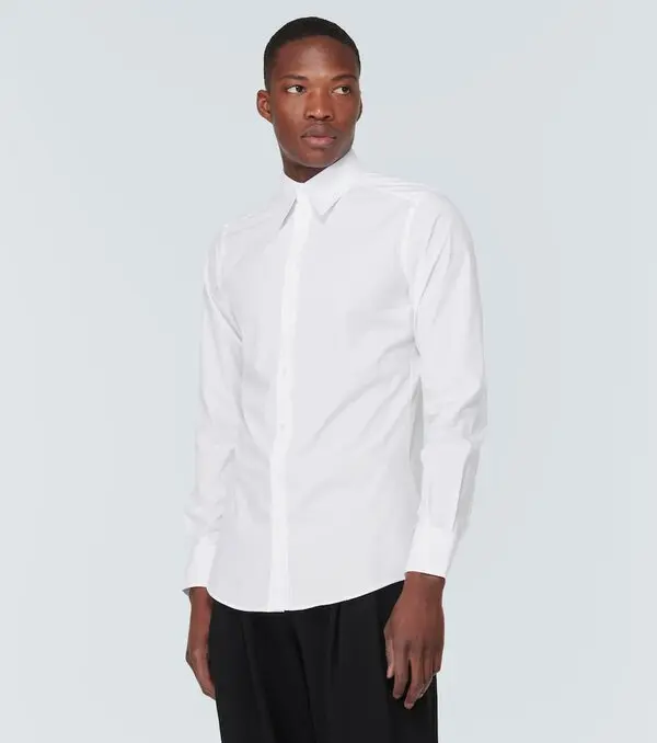 Dolce & Gabbana Cotton Oxford Shirt - White