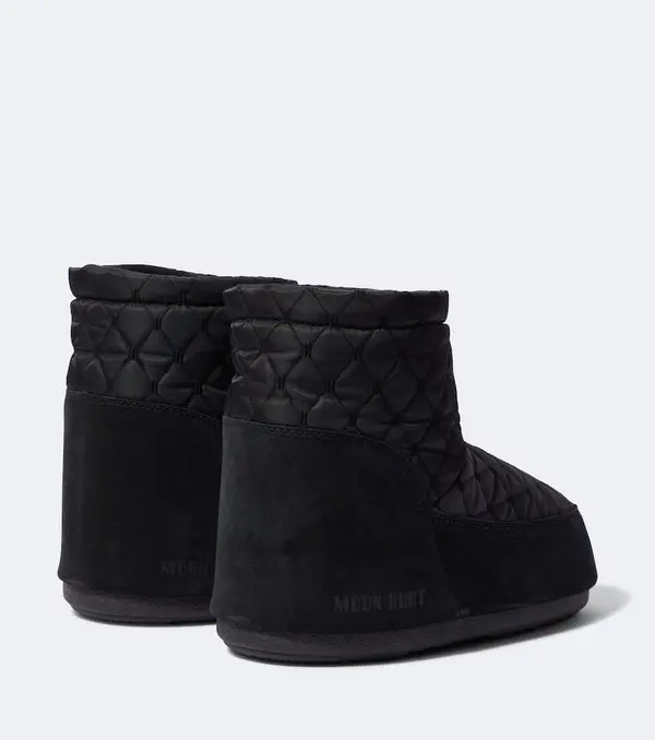 Moon Boot Icon Low Quilted Snow Boots - Black