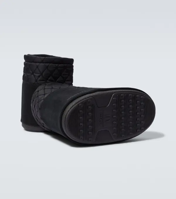 Moon Boot Icon Low Quilted Snow Boots - Black
