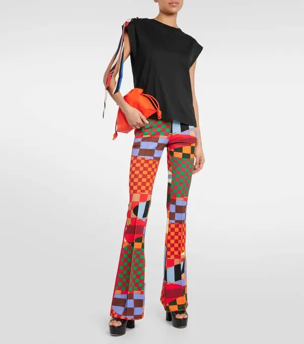 Emilio Pucci Giardino Printed Flared Pants