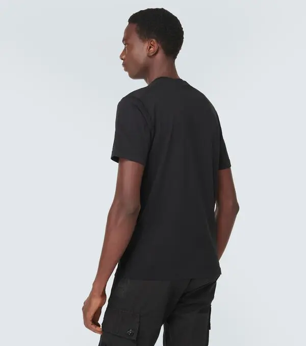 Stone Island Compass Cotton Jersey T-shirt - Black