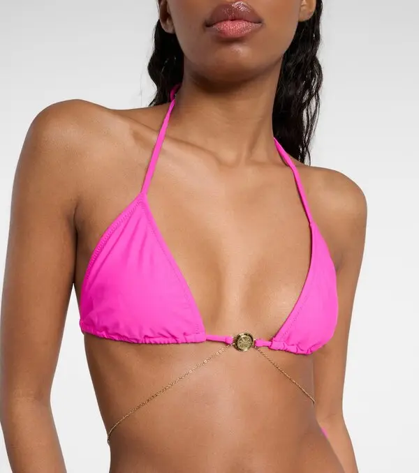 BANANHOT Chain Bikini Top - Pink