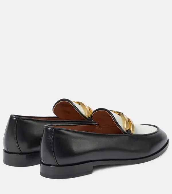 AQUAZZURA Brandi Leather Loafers - Multicoloured