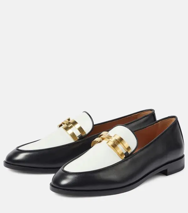 AQUAZZURA Brandi Leather Loafers - Multicoloured