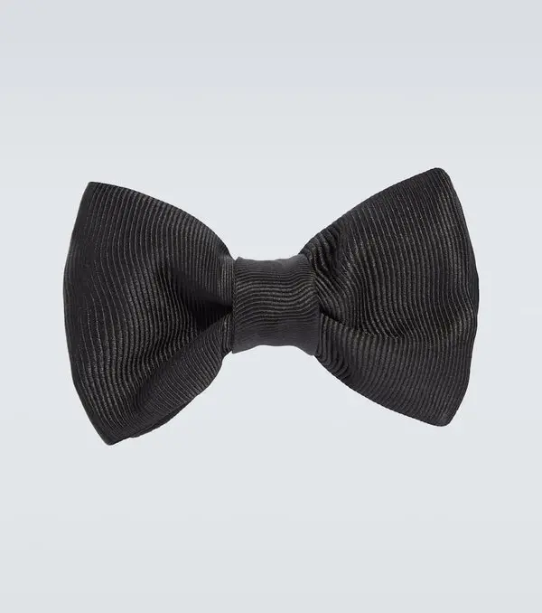TOM FORD Silk Bow Tie - Black