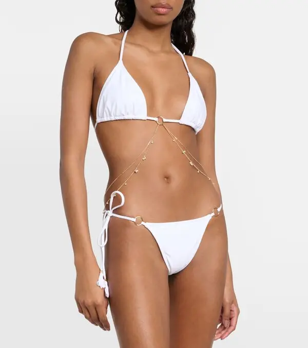 BANANHOT Side-tie Bikini Bottom - White