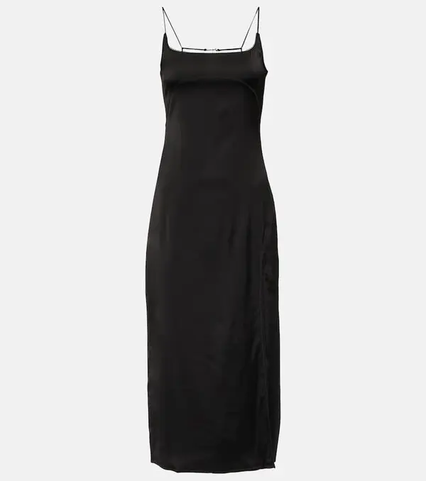 Jacquemus La Robe Notte Midi Dress - Black