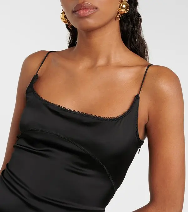 Jacquemus La Robe Notte Midi Dress - Black