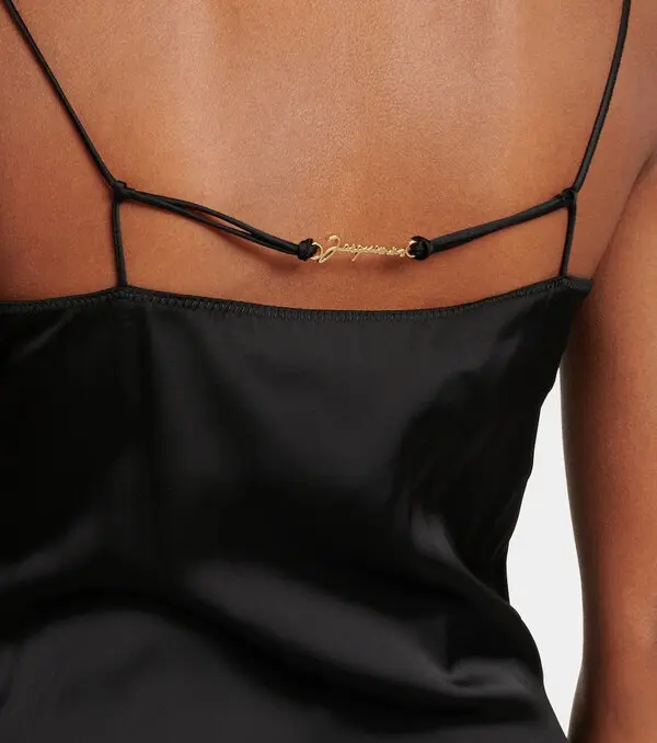 Jacquemus La Robe Notte Midi Dress - Black