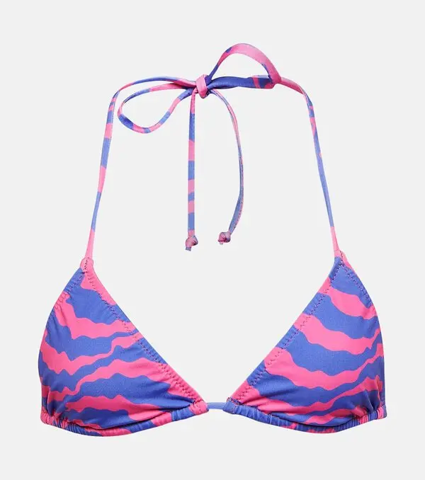 BANANHOT Bell Triangle Bikini Top - Multicoloured