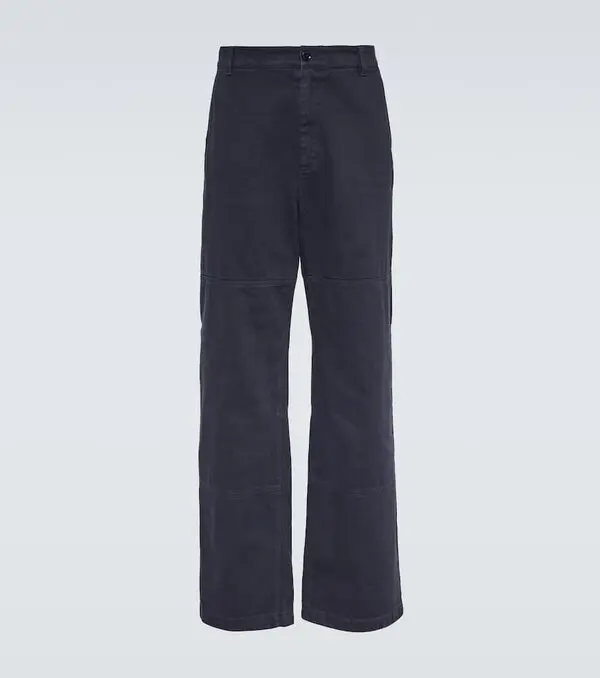 Dolce & Gabbana Mid-rise Straight Cotton Pants