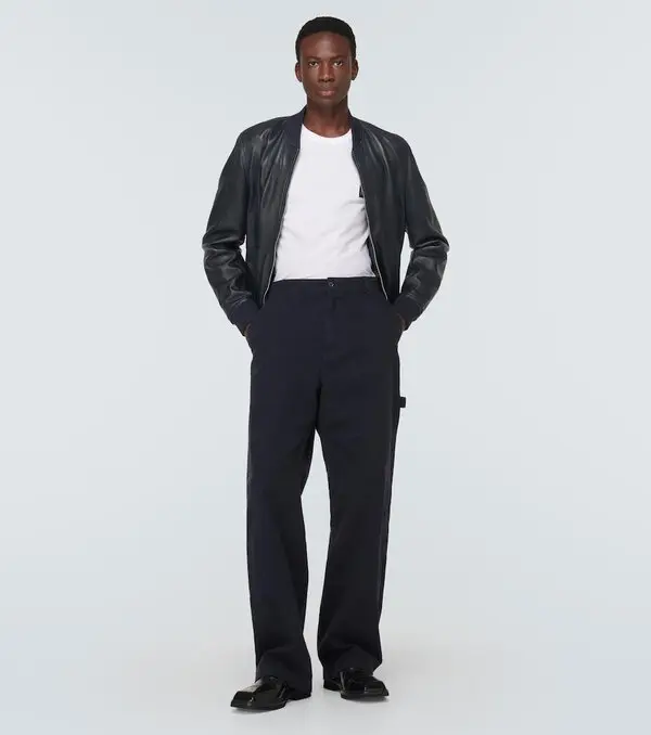 Dolce & Gabbana Mid-rise Straight Cotton Pants