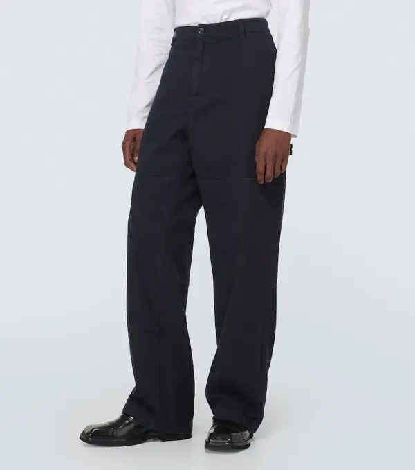 Dolce & Gabbana Mid-rise Straight Cotton Pants