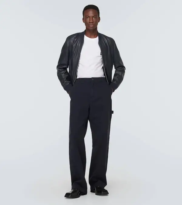 Dolce & Gabbana Mid-rise Straight Cotton Pants