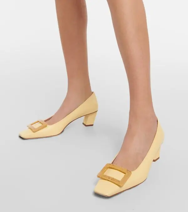ROGER VIVIER Belle Vivier Pumps - Yellow