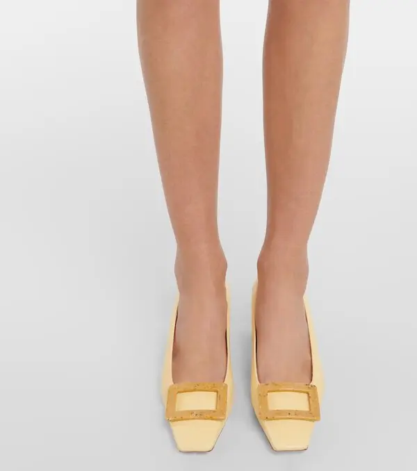 ROGER VIVIER Belle Vivier Pumps - Yellow