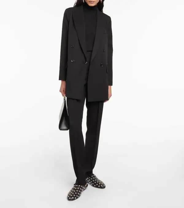 Max Mara Ciriaco Virgin Wool Turtleneck Top