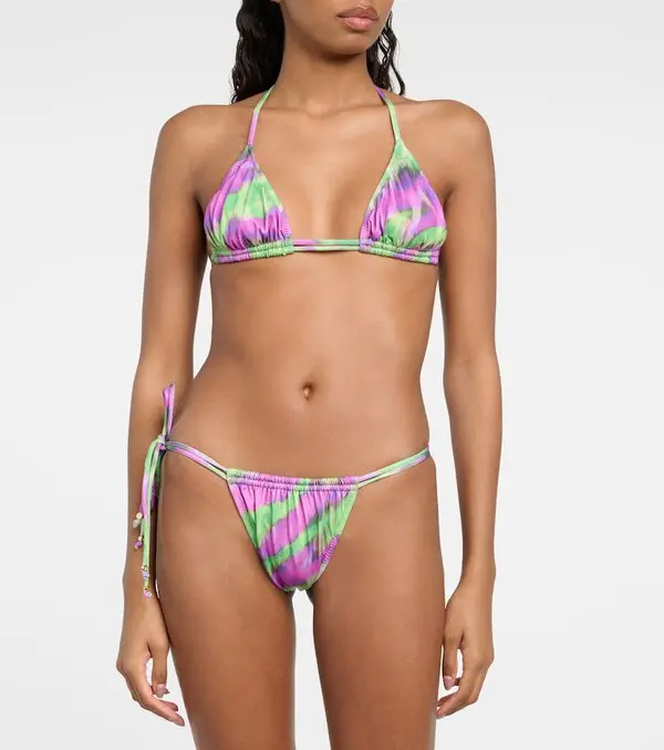 BANANHOT Seychelle Ruched Bikini Bottoms - Multicoloured