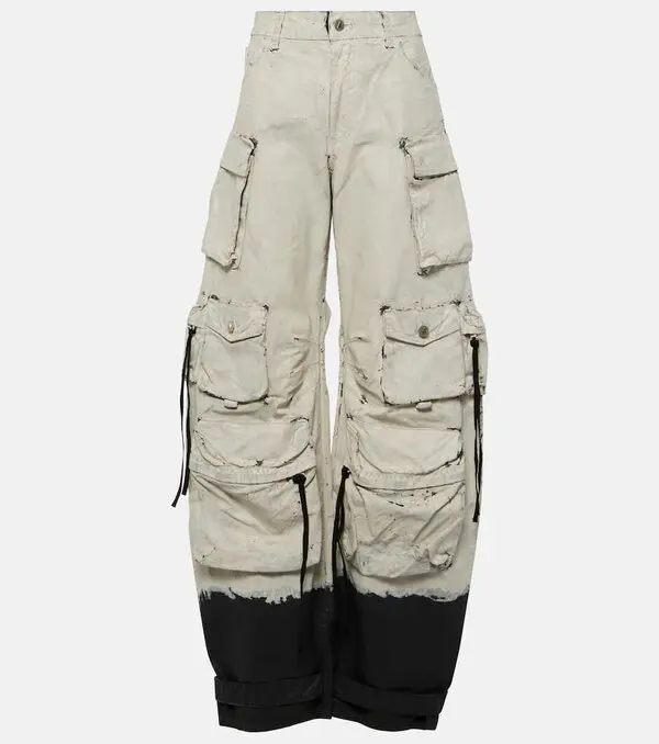 Attico Fern Cargo Jeans - Multicoloured