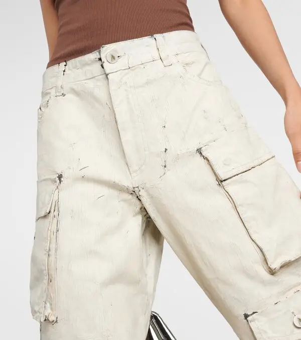 Attico Fern Cargo Jeans - Multicoloured