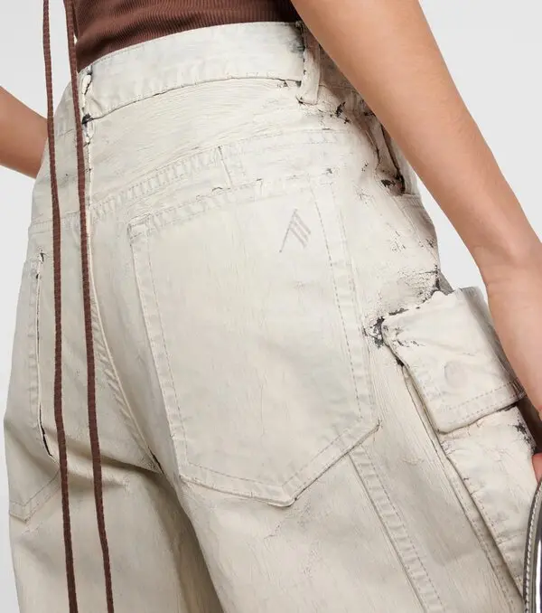 Attico Fern Cargo Jeans - Multicoloured