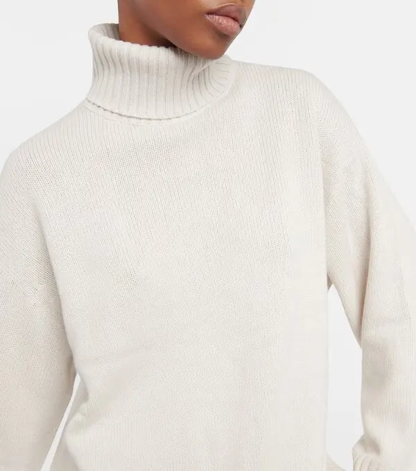 Brunello Cucinelli Wool, Cashmere, And Silk Turtleneck Sweater
