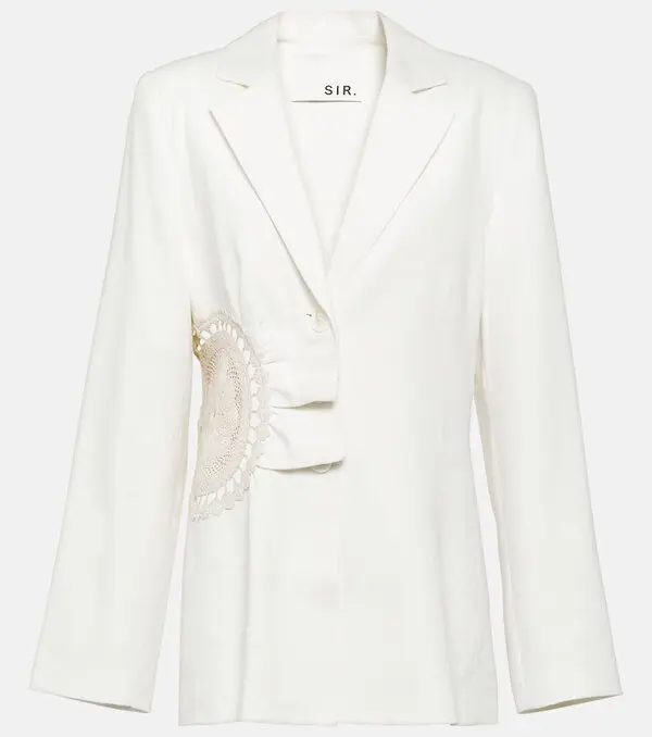 SIR. Atacama Linen-blend Blazer - Beige