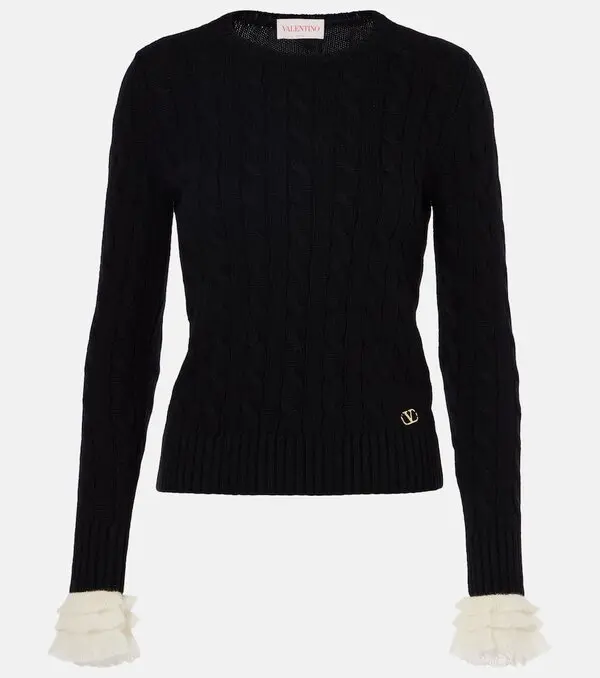 Valentino Garavani Cashmere Sweater - Black