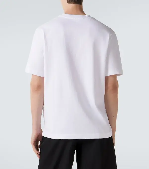 Jacquemus Le T-shirt Gros Grain Cotton T-shirt - White