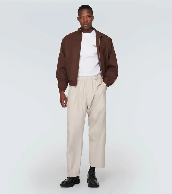 Jacquemus Le T-shirt Gros Grain Cotton T-shirt - White